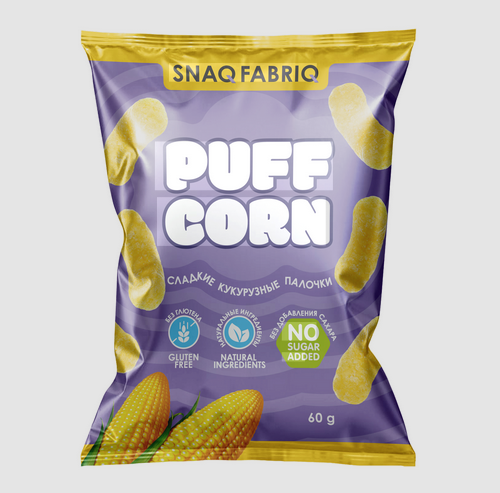 SNAQ FABRIQ WHOLE GRAIN SWEET CHIPS PUFF CORN 60g – Protein Market
