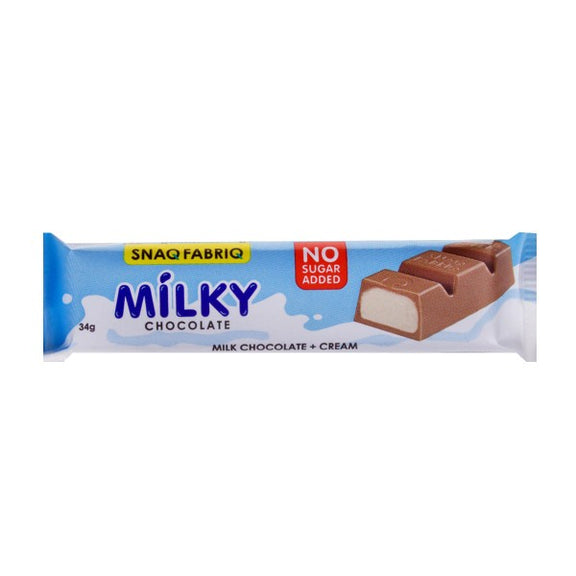 SNAQ FABRIQ MILKY CHOCOLATE BAR – Protein Market
